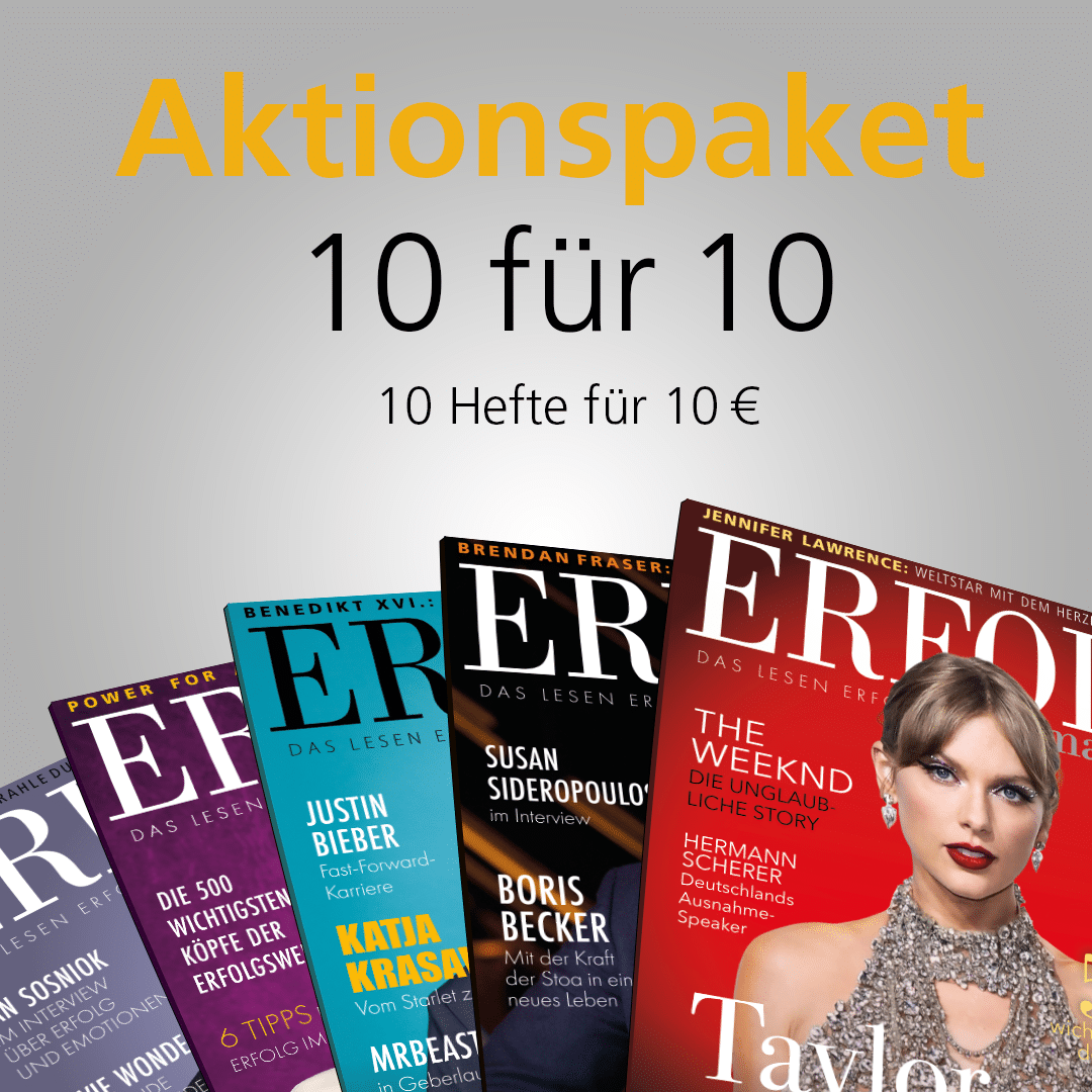 Aktionspaket 10 für 10 - ERFOLG Magazin